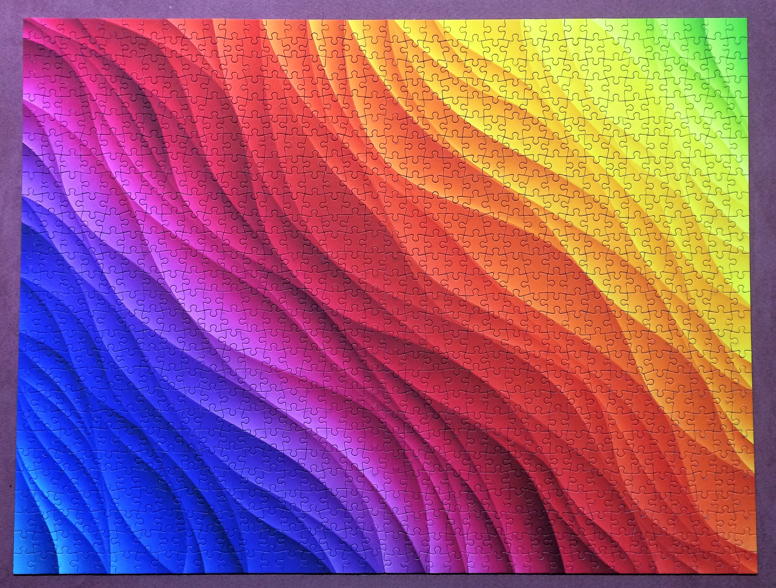 Wavy Rainbow – My Jigsaw Journal