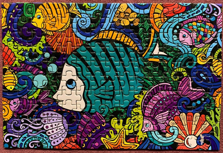 Fish Doodle – My Jigsaw Journal