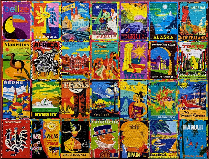 Colorful Destinations – My Jigsaw Journal