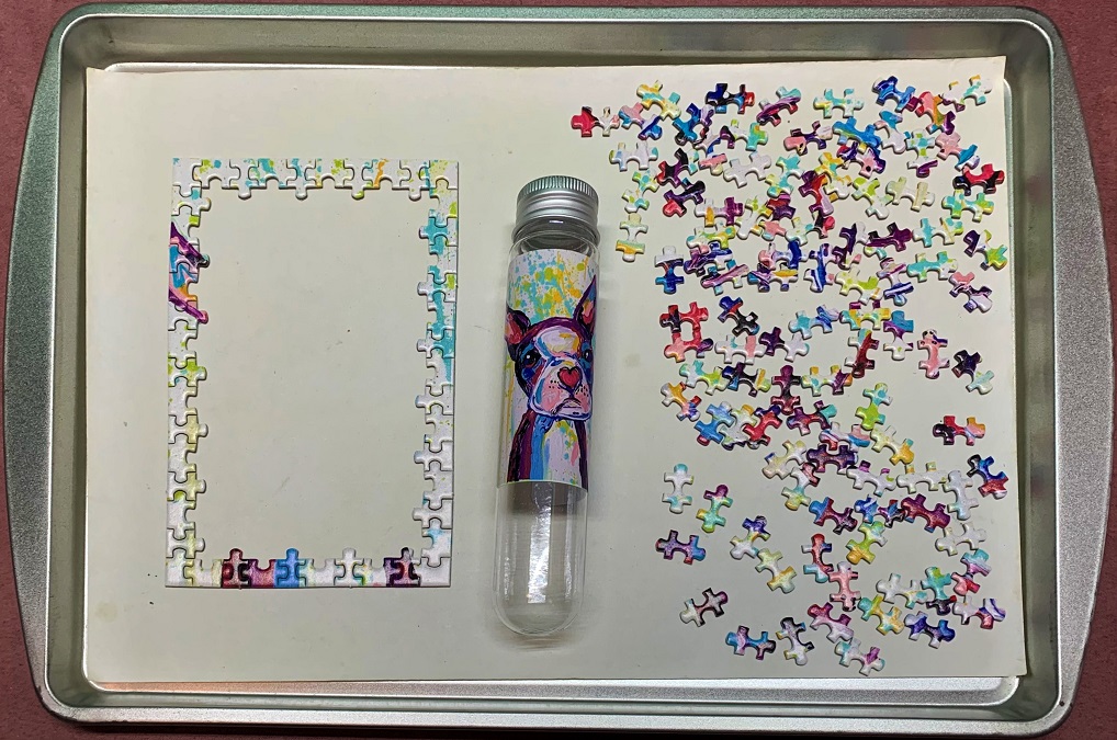 Heart Nosed Ned In Progress… – My Jigsaw Journal
