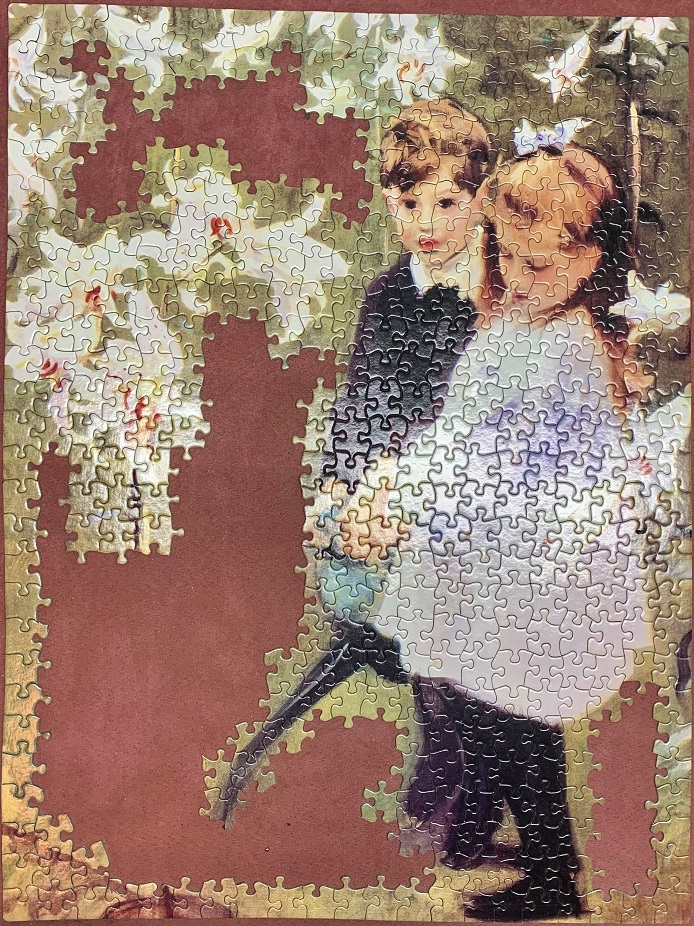 Garden Study In Progress… – My Jigsaw Journal