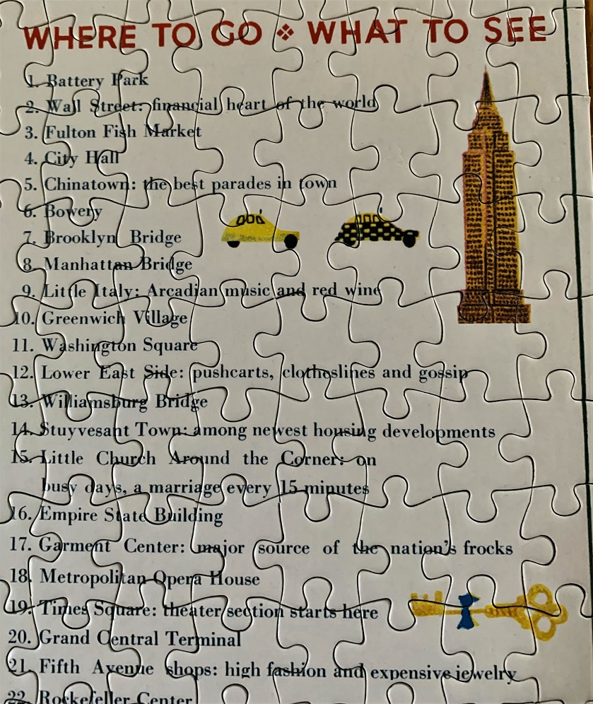 New York Map – My Jigsaw Journal