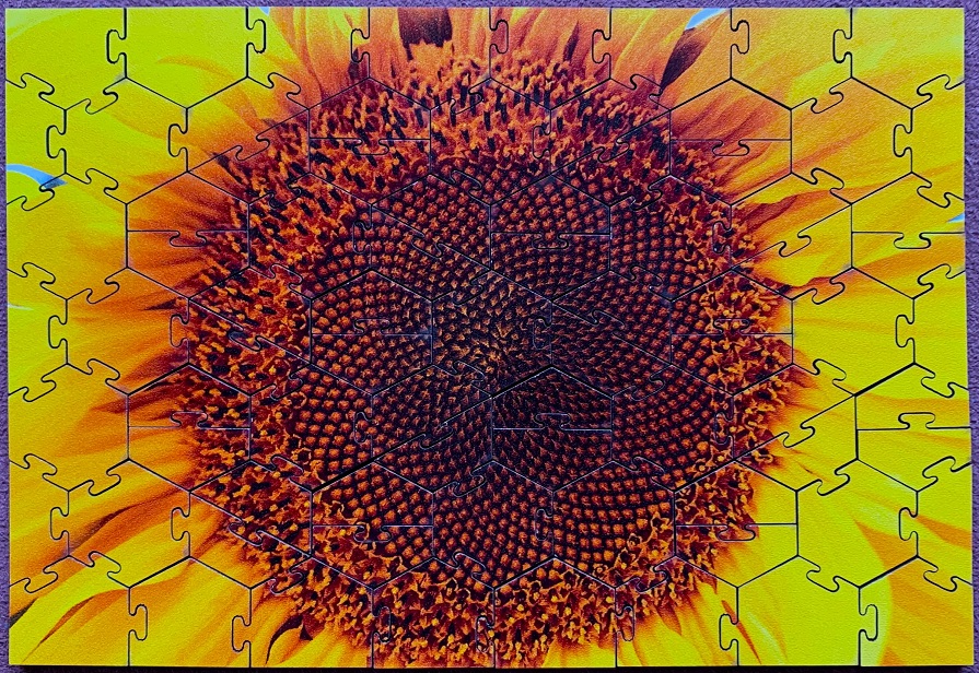 Sunflower Face – My Jigsaw Journal
