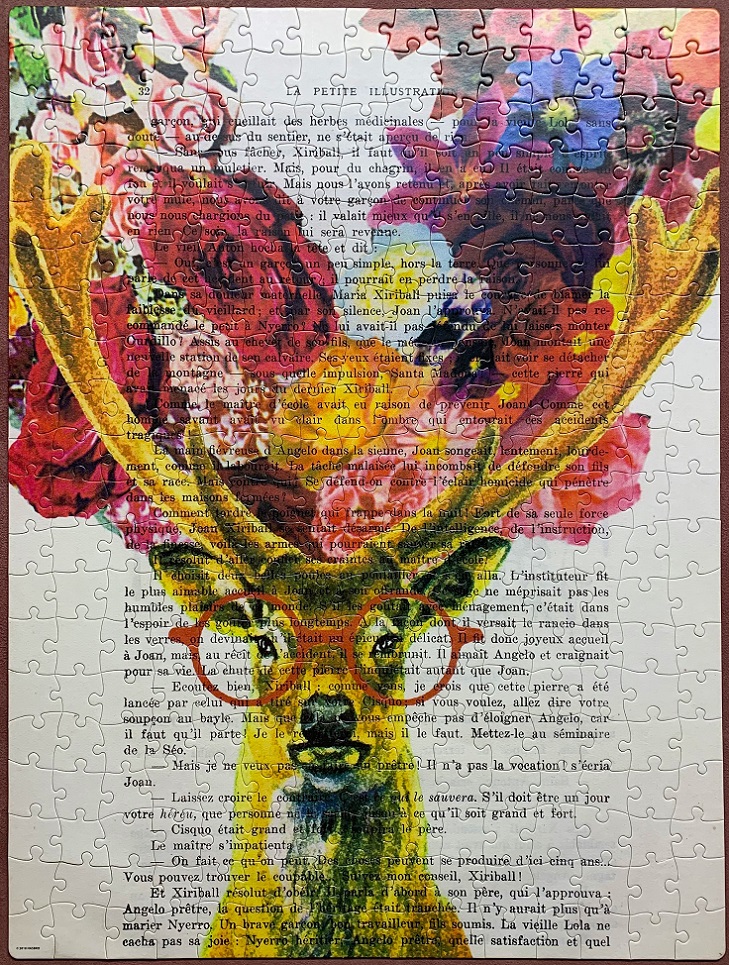 Flower Deer – My Jigsaw Journal