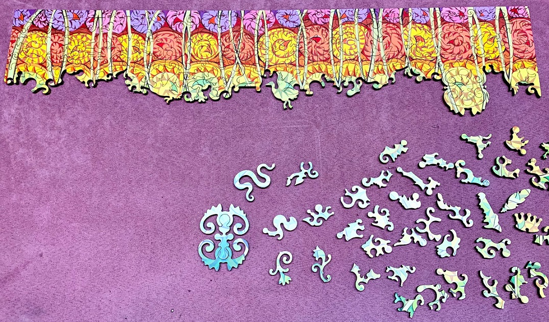 …Gator In Progress… – My Jigsaw Journal