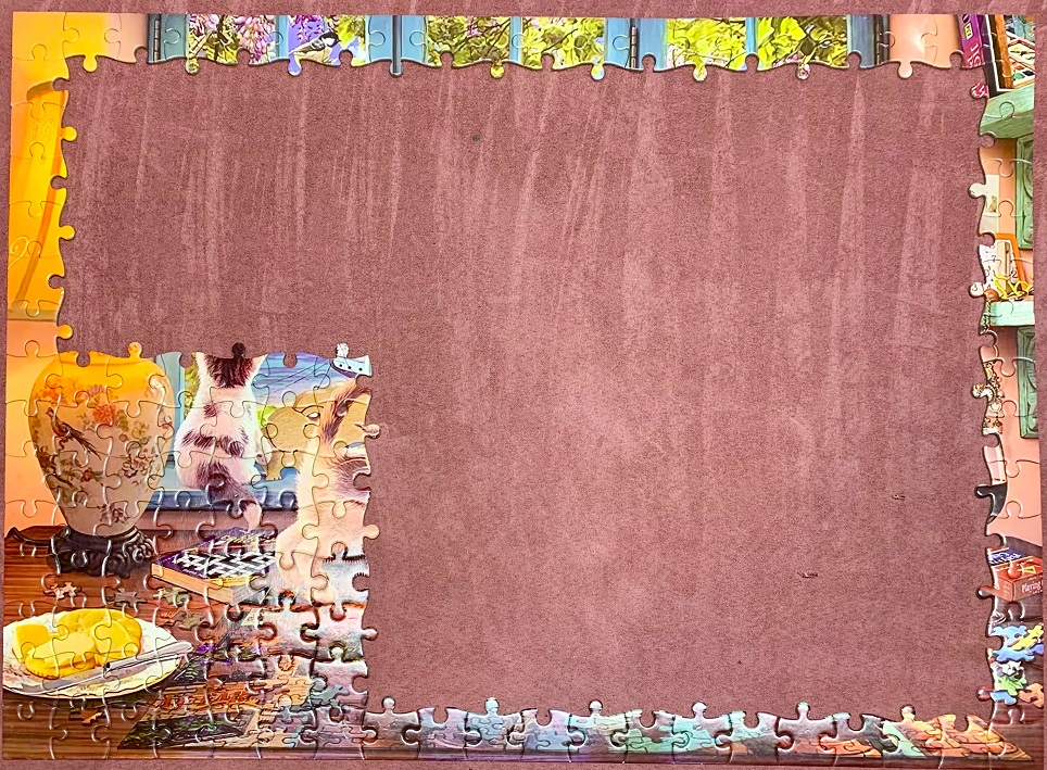Puzzler’s Desk In Progress – My Jigsaw Journal
