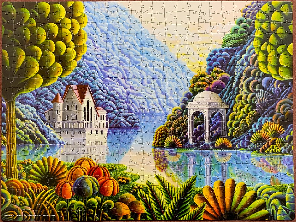 Teal Lake – My Jigsaw Journal